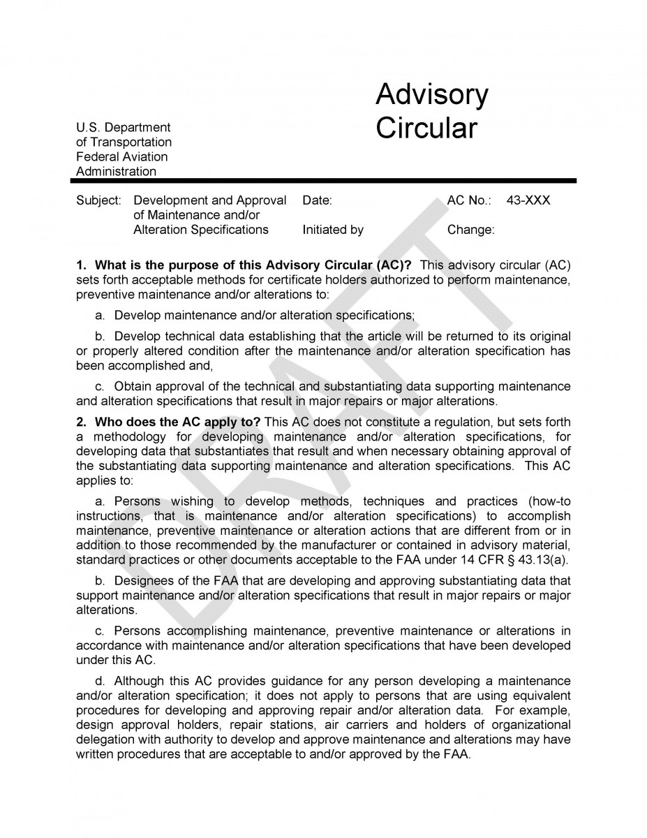 Repair Specifications Listening Session On Demand – ARSA